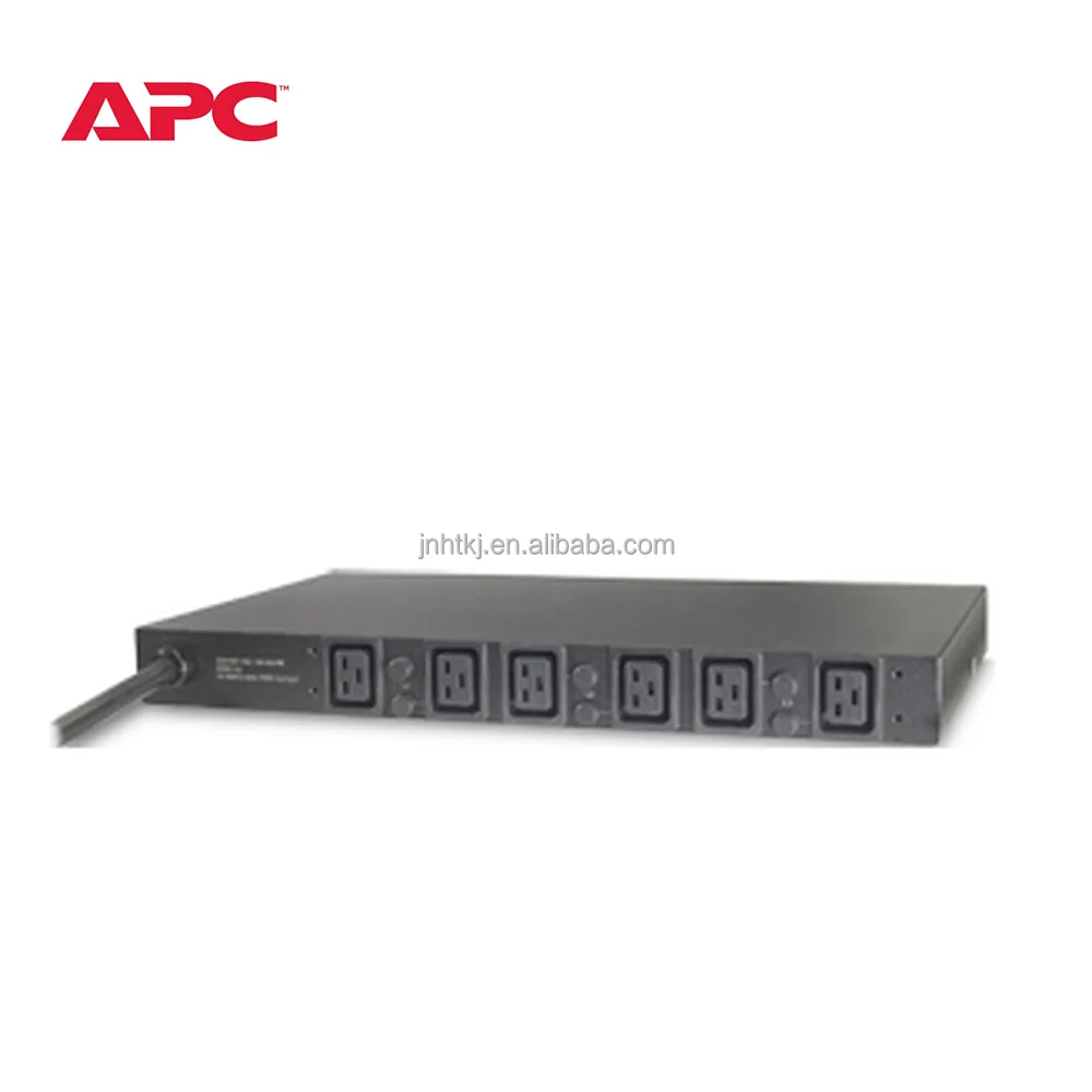 APC PDU AP7526, Rack PDU, Basic, 1U, 22kW, 400V, (6) C19, APC Basic PDU, APC PDU, 1U PDU, Rack ...