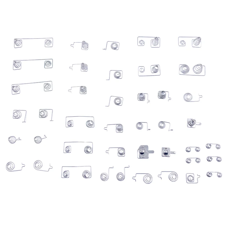 Aa Aaa Battery Terminal Connector Springs Wire Dia 0.6 Mm Small Metal ...