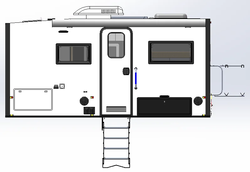 Customized Truck Camper - Big New Design Galvanized Sheet Slide in ...