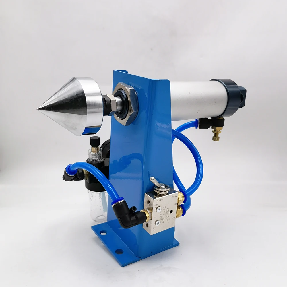 Pneumatic Tailstock Rotate Air Power Tip Assemble Jacking Device ...