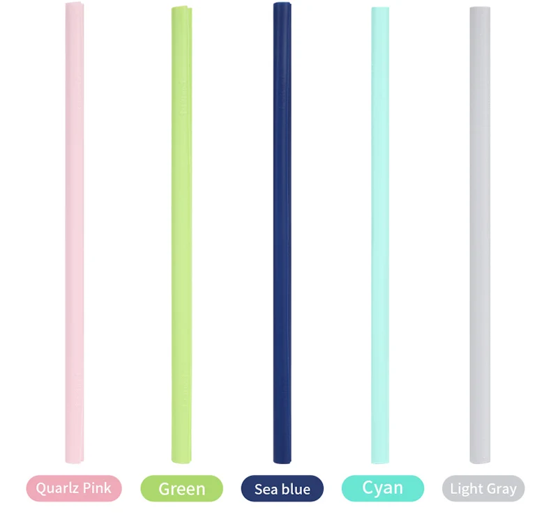 Eco-friendly Silicone Straws - Reusable and Collapsible