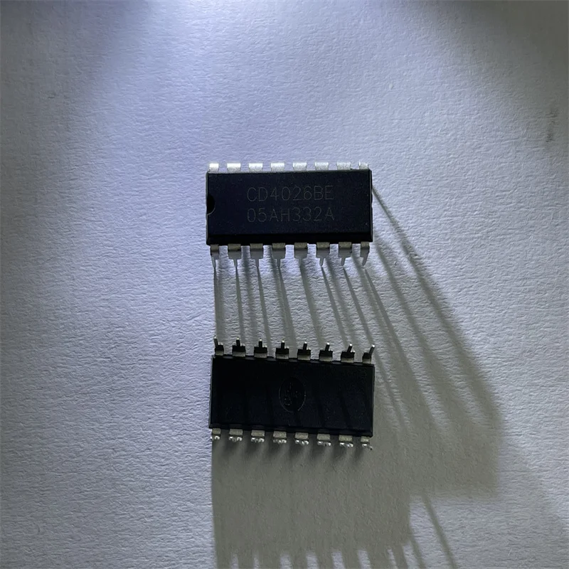 Original Cd4026be Dip-16 Counter Divider Decimal Ic Chips Transistors ...