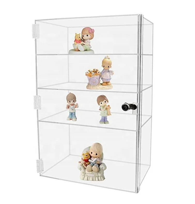 Clear Acrylic Display Case with Lock - Perfect for Showcase