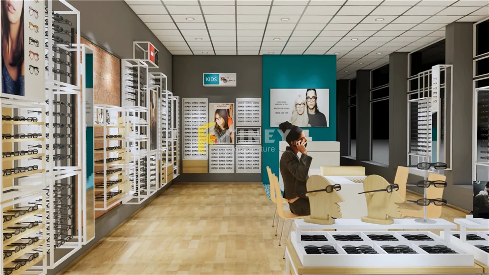 Custom Eyewear Shop Decoration Ideas - Optical Display