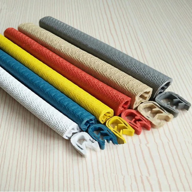 Flexible U Channel PVC Edge Trim Sealing Strip for Sheet Metal