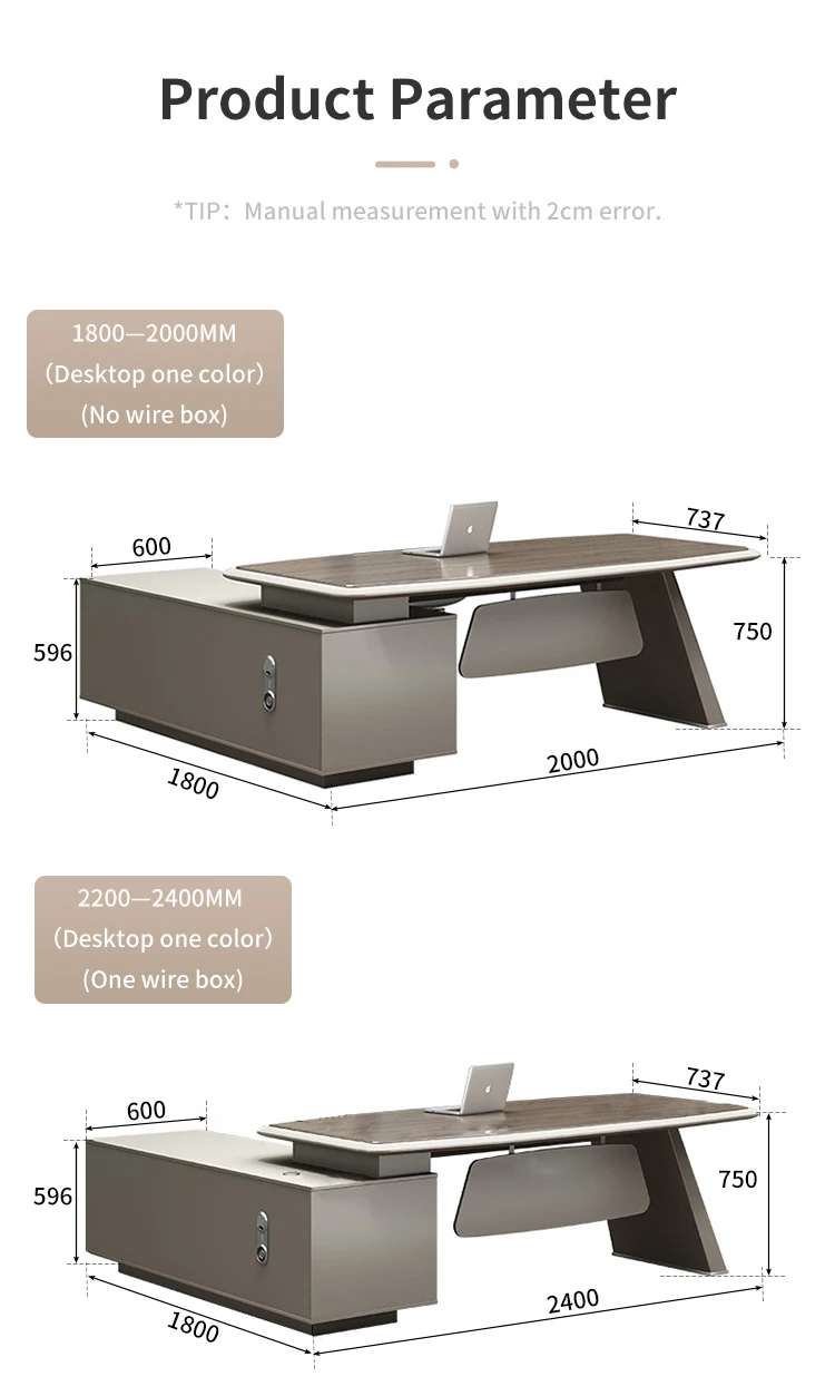 High End CEO Table - Modern Office Furniture Luxury