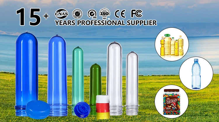 New Design 28 Mm Clear Plastic Bottle Pet Bottle Preform With Plastic ...