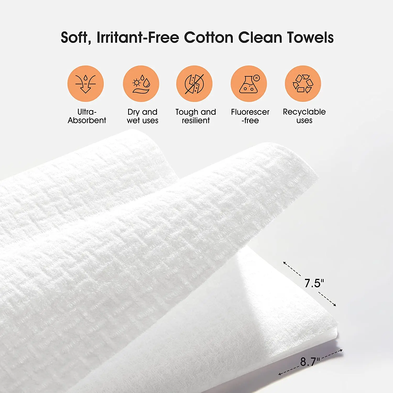 Hot Sale Custom Disposable Face Towel Odorless Non Woven Skin Cleaning ...