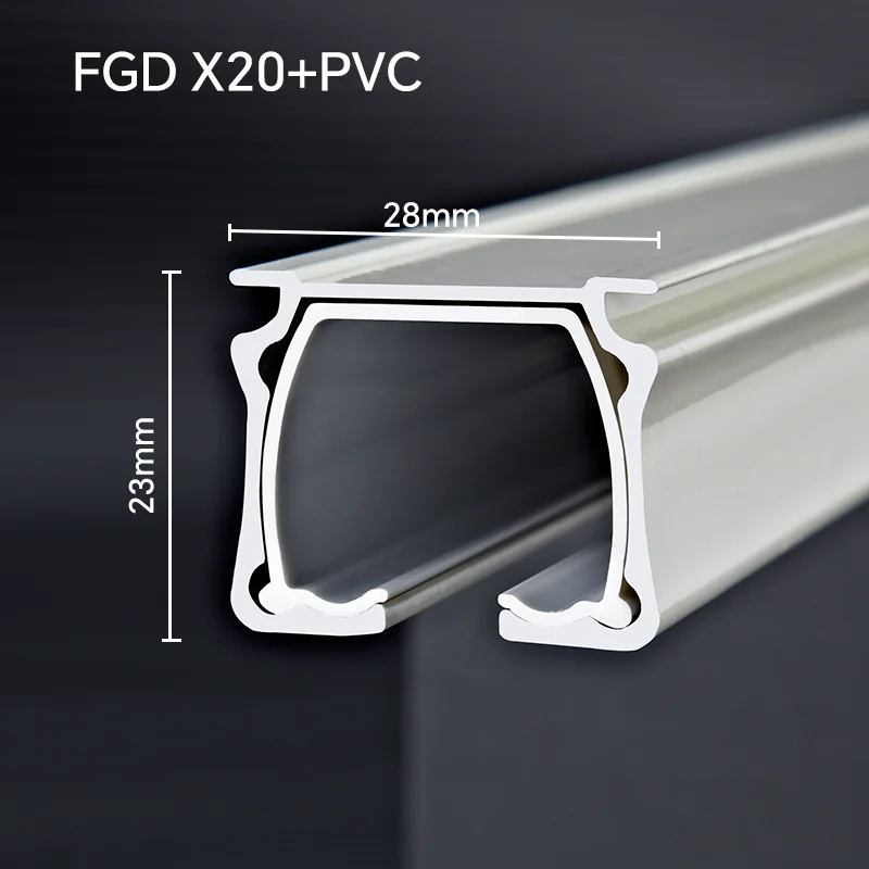 Factory Wholesale Ripple Fold Curtain Track Rail Slide S Wave Curtain ...