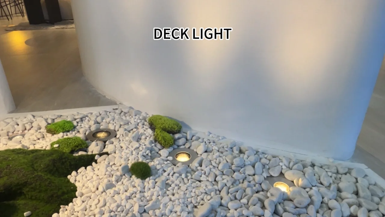 Stainless Steel Recessed Inground Light Outside Warm White Deck Lights ...