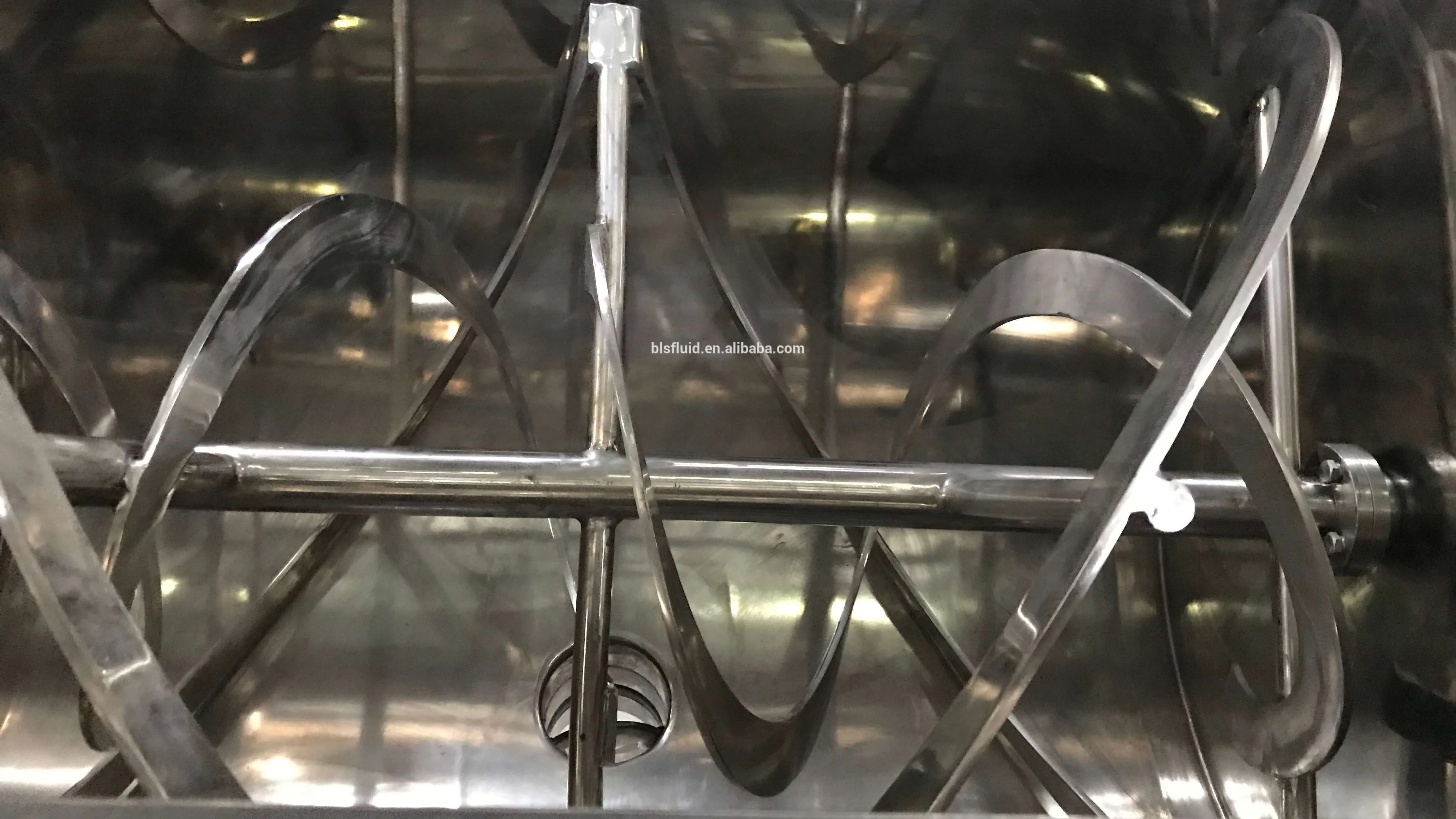 Industrial Stainless Steel Horizontal Ribbon Blender For Dry Powder ...