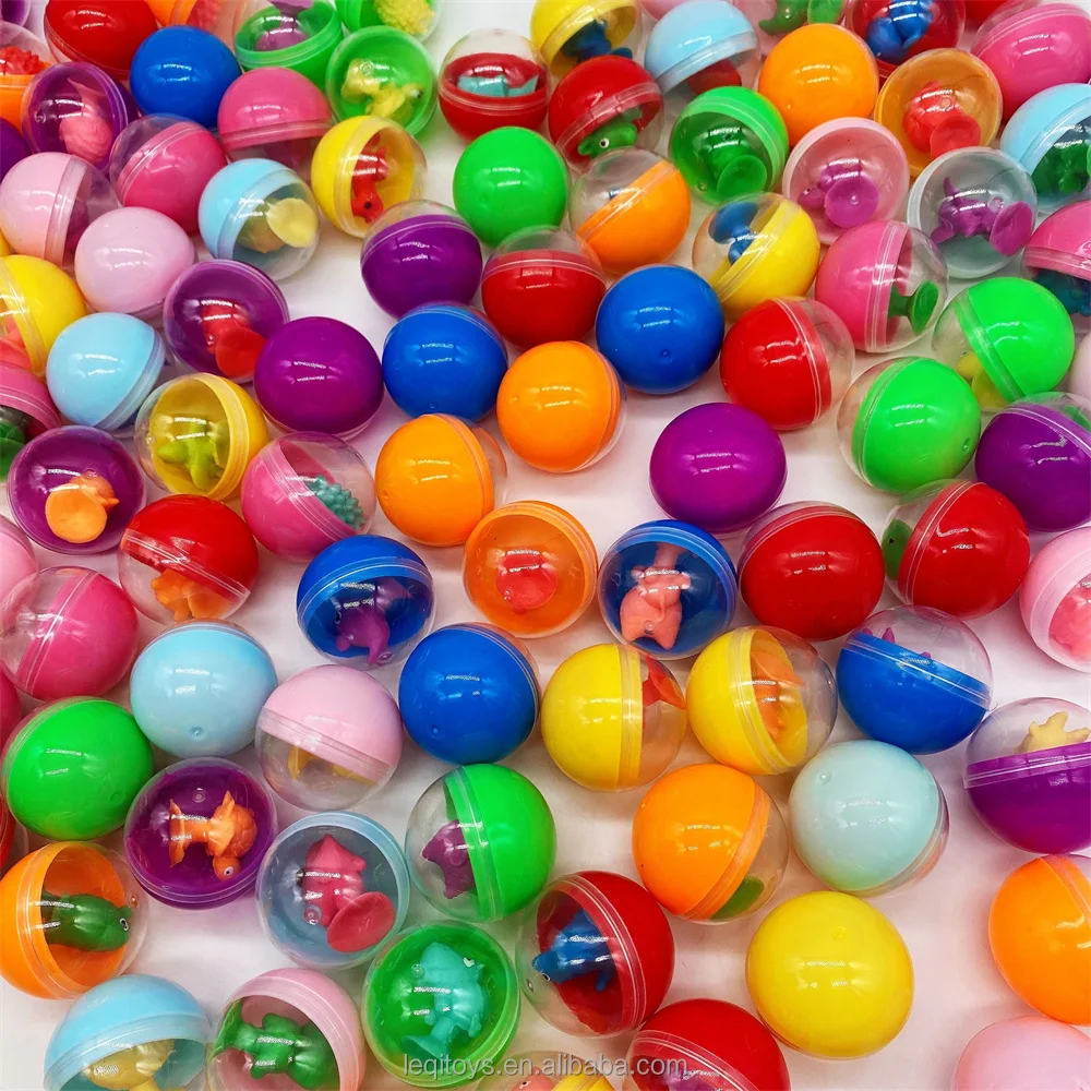 3.2cm Diameter Colorful Plastic Ball Capsules With Toys Inside For ...