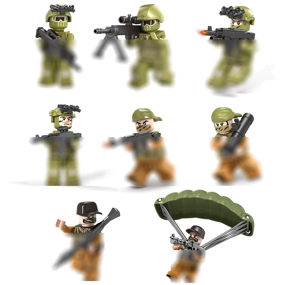 Reloaded Firepower World War Ii Military Mini Soldier Figure Assembled ...