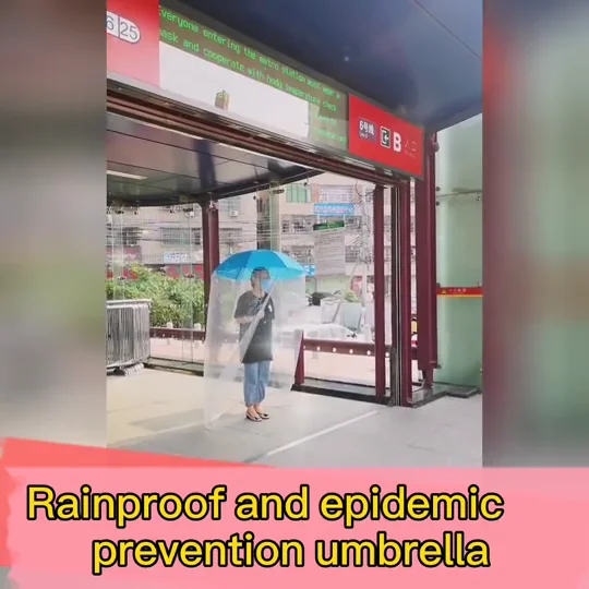 Custom Wholesale Windproof Waterproof Long Full Body Cover Umbrella For ...