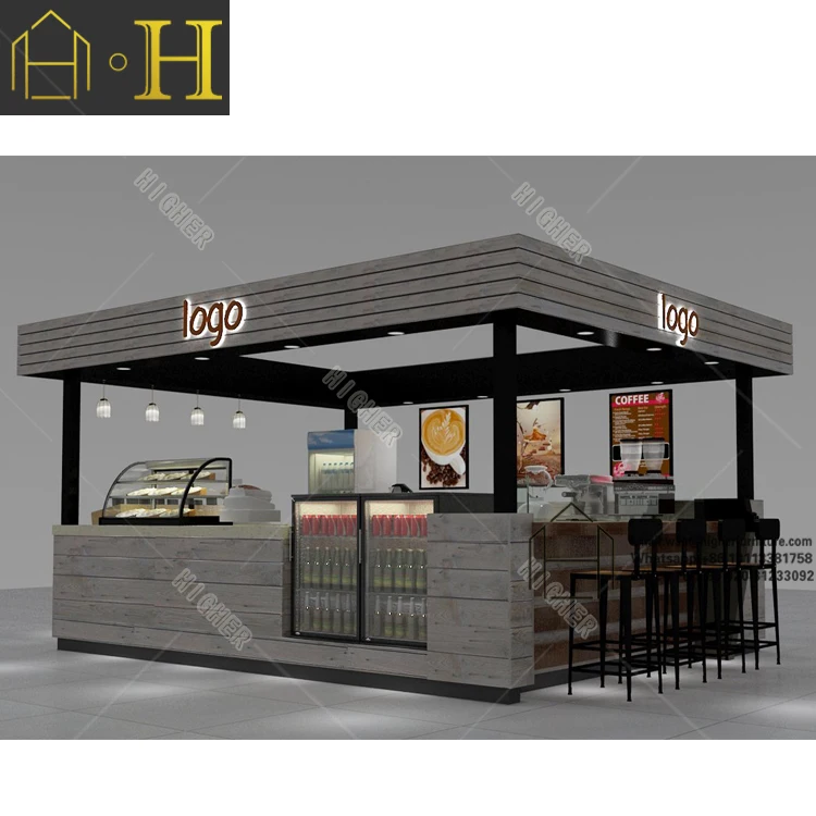 Customized Coffee Shop Kiosk Coffee Kiosk Design Modern Coffee Shop ...