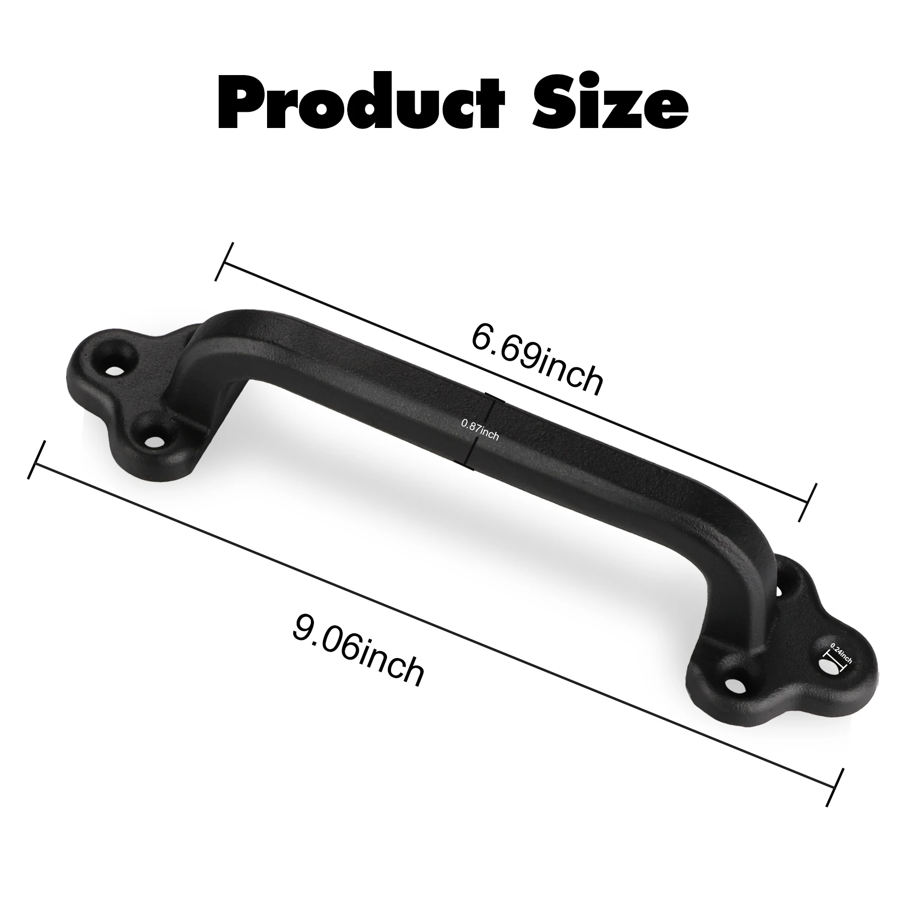 9 Inch Black Heavy Duty Barn Door Pull Handle| Alibaba.com