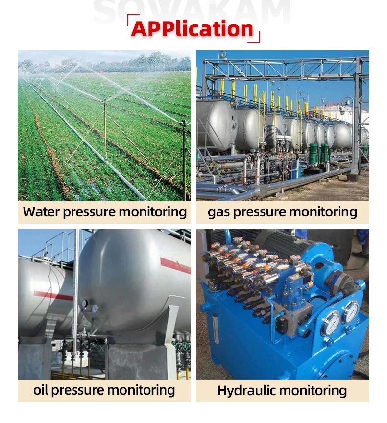Pressure Transmitter Transducer With Lcd Display High Accuracy Water ...