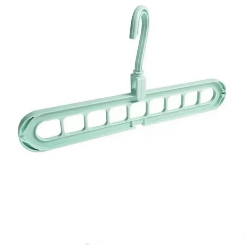 9 Hole Multifunction Space Saving Magic Hanger 360 Rotating Folding ...