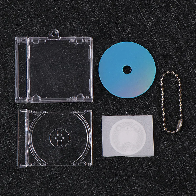Blank Album Mini CD Keychain NFC - Creative & Fashionable