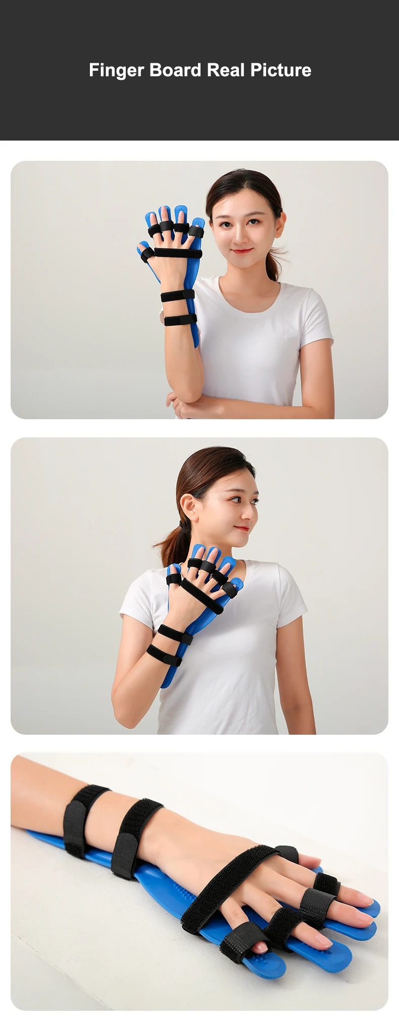 Medical Hand Stroke Orthopedic Fingerboard Orthosis Splint