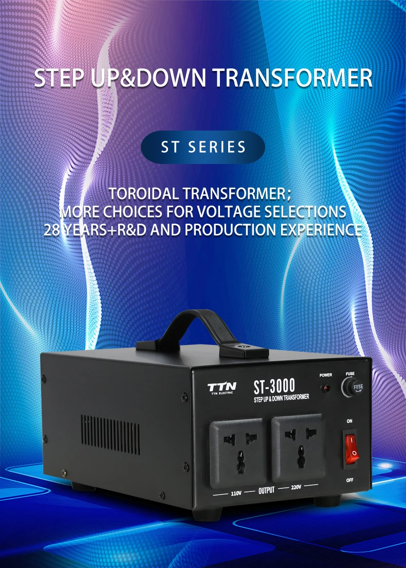 500W to 8000W Step up Transformers - Reliable Power Solutions
