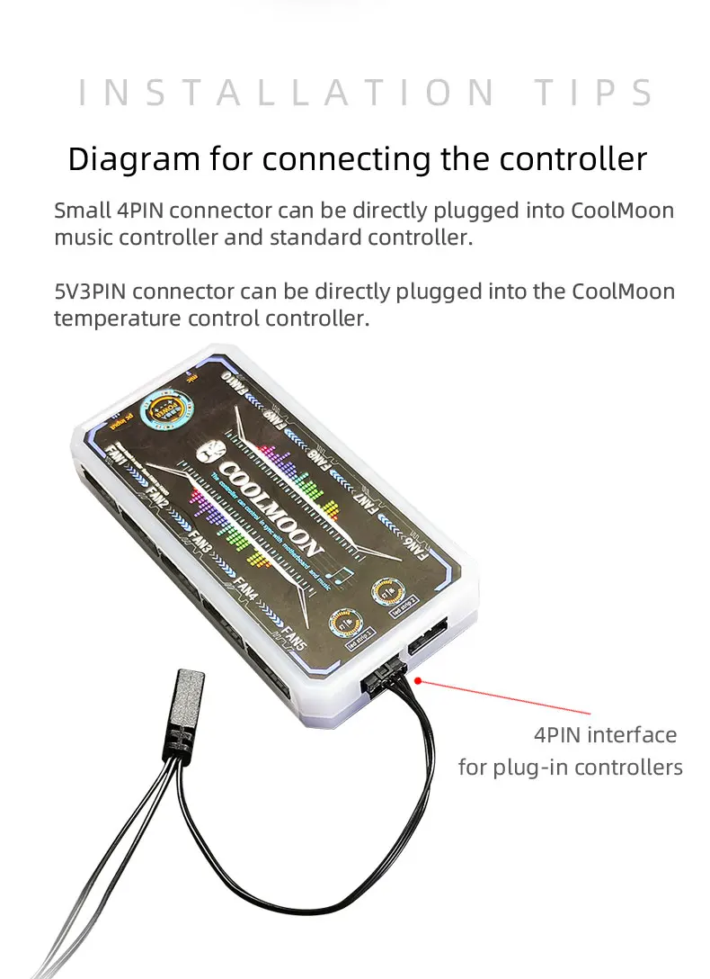 COOLMOON Memory Heatsink ARGB RAM Cooler - Efficient Cooling