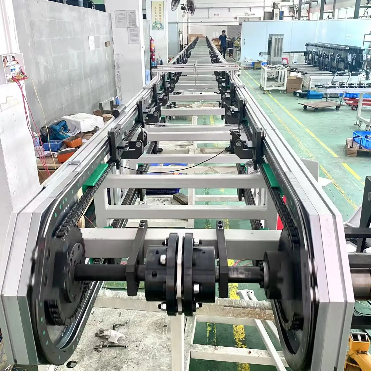 Vertical Circular Guide Rail Chain Ring Guide Conveyor