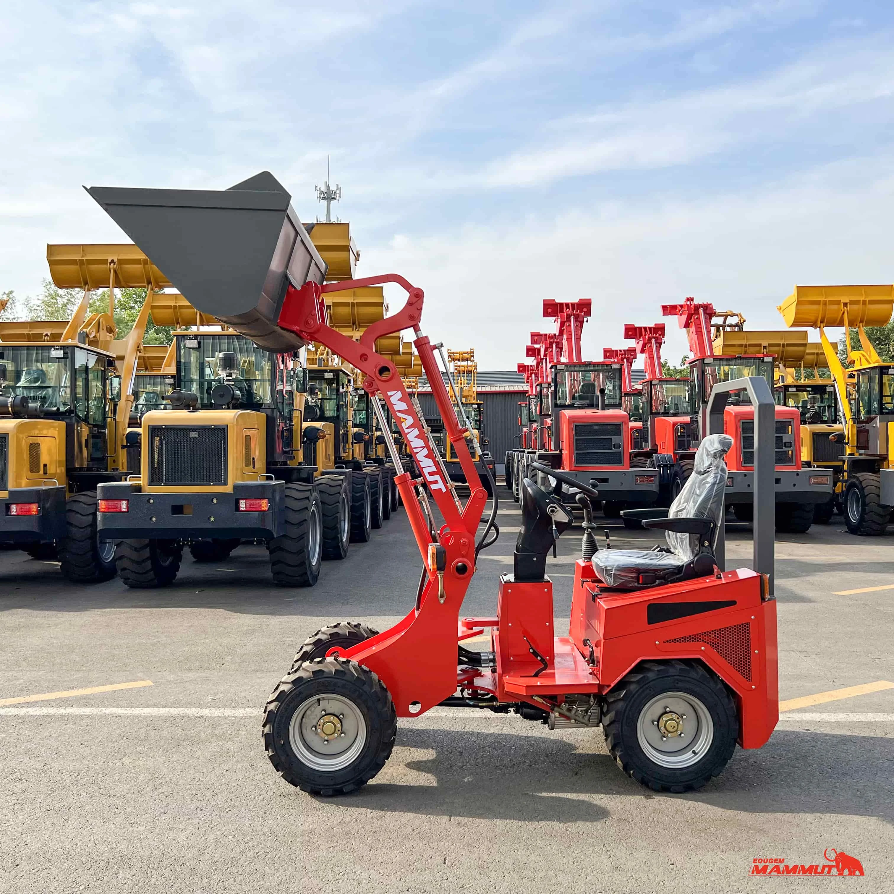 Electric Wheel Loader Zl06 400kg 500kg 600kg 1ton Farm Machinery New ...