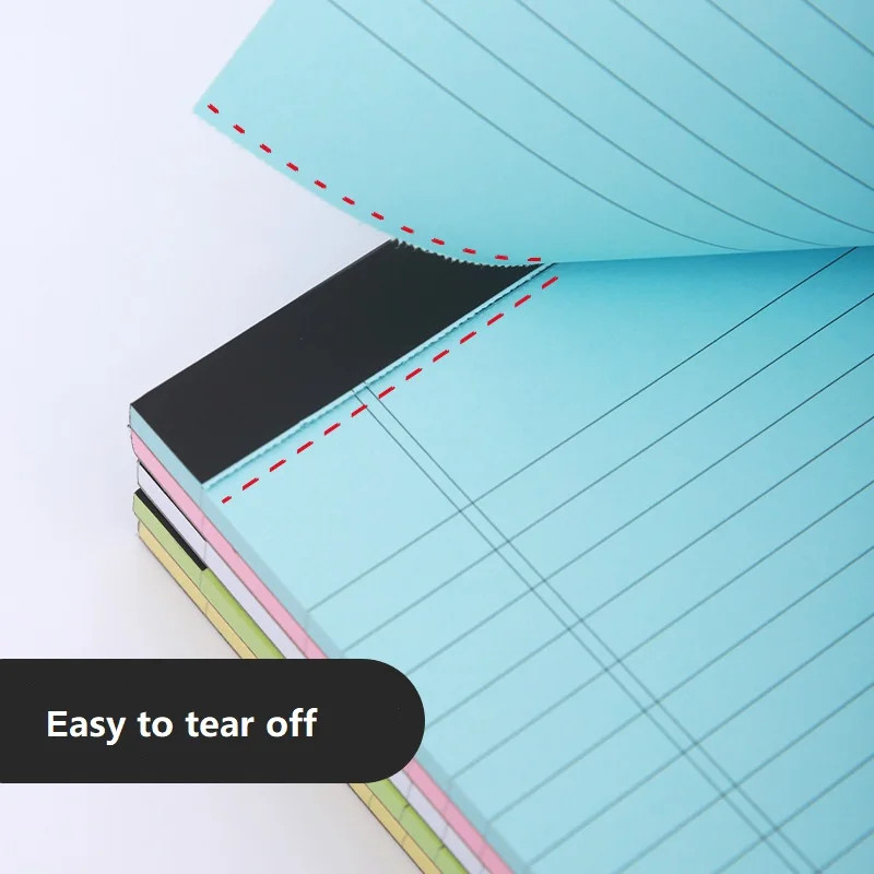 Wholesale Easy to Tear Assorted Color To-do List Notepad 5" X 8" Narrow ...