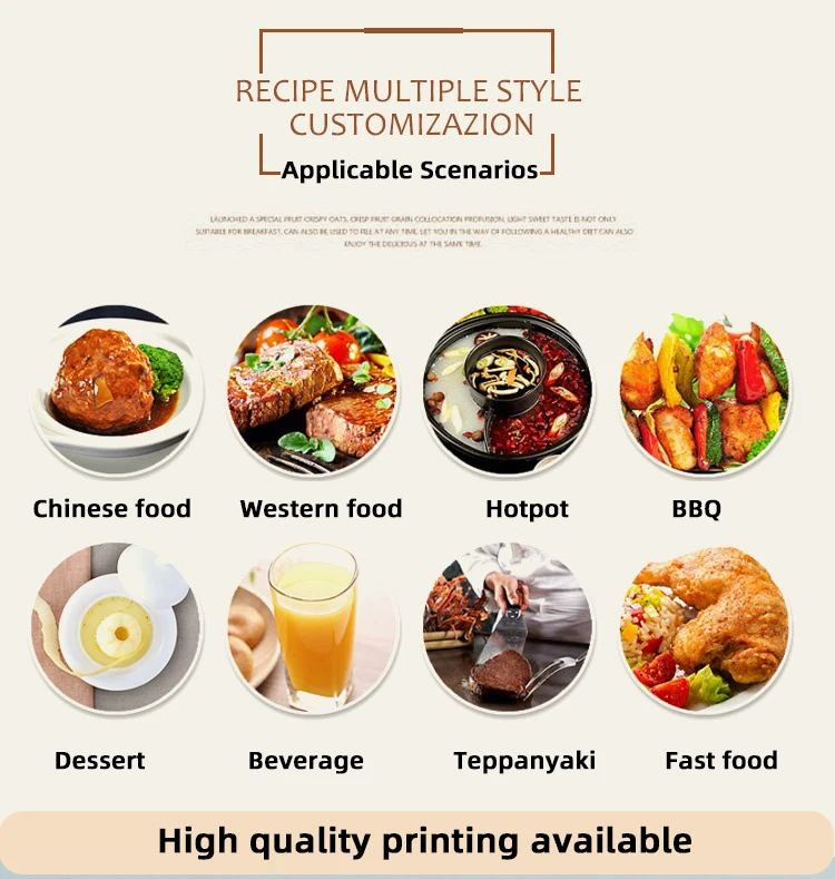Customized Leather Menu Folder - Elegant Restaurant Display