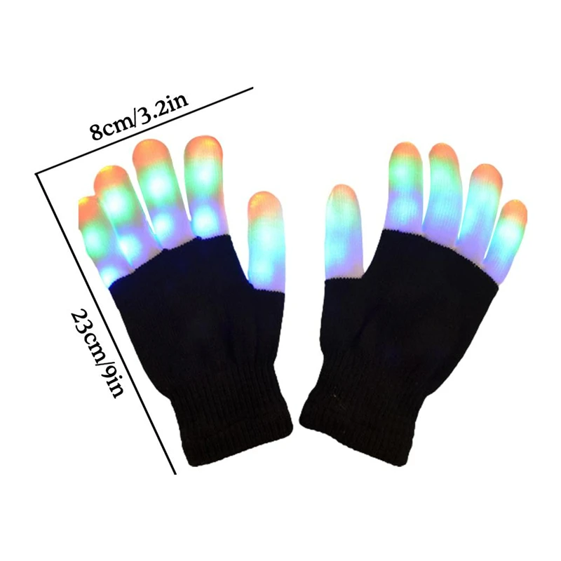 Novelty Party Glow Party Supplies Glowing Gloves Led Rave Flashing ...