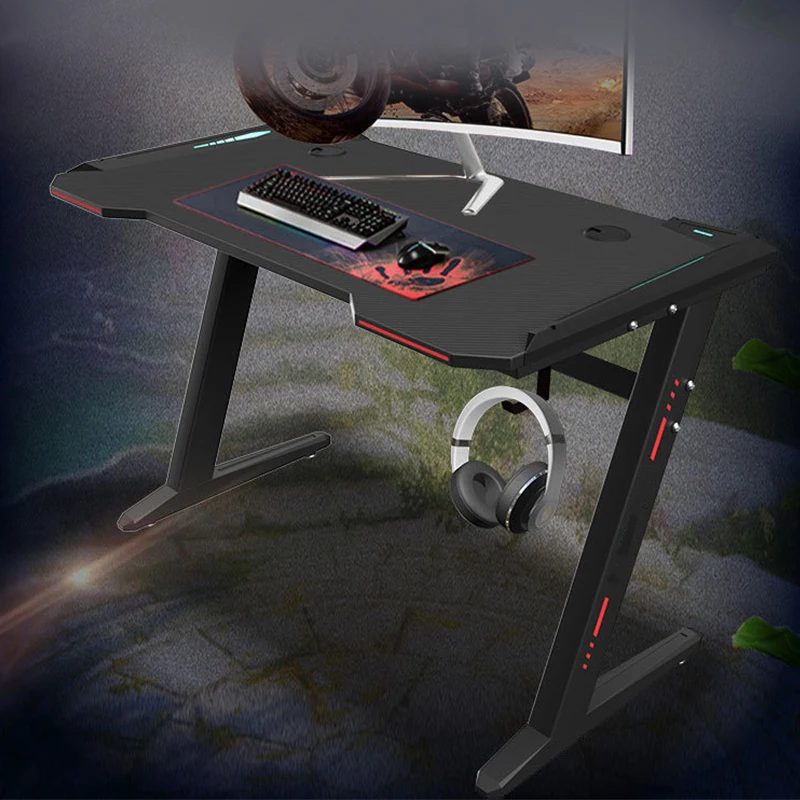 Z-shaped Computer Gaming Table For Console & Gamers Pc Laptop Gaming ...