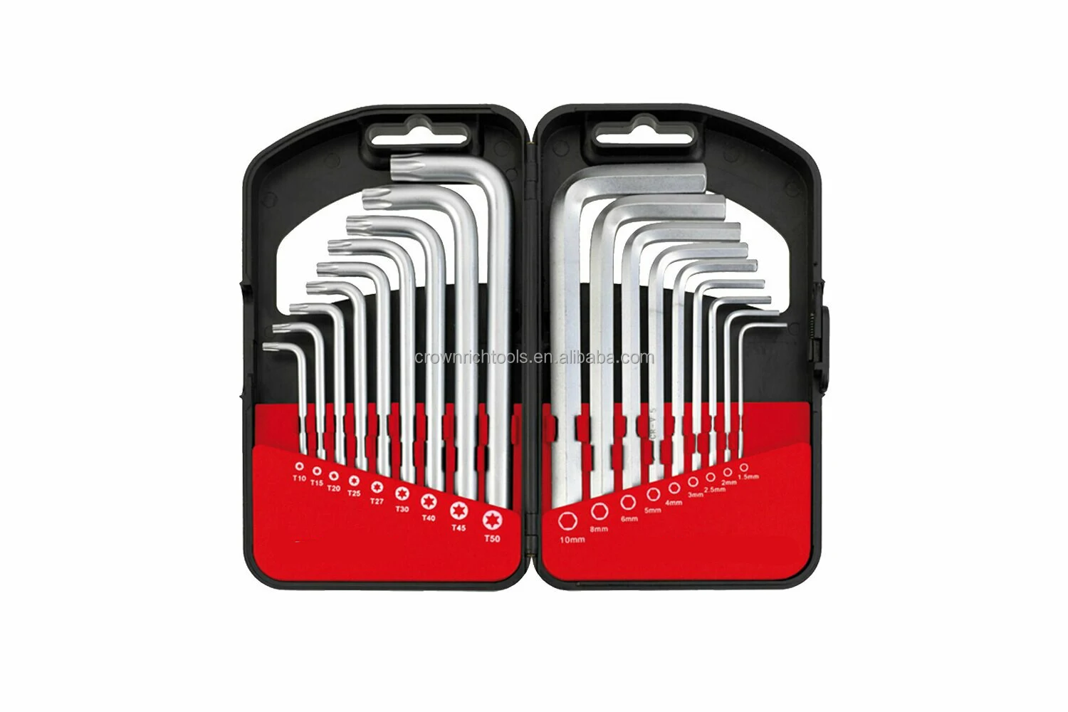 18pcs Multi Bike Bicycle Repair Hand Tool Kit Metric L Sharp Short Arm ...