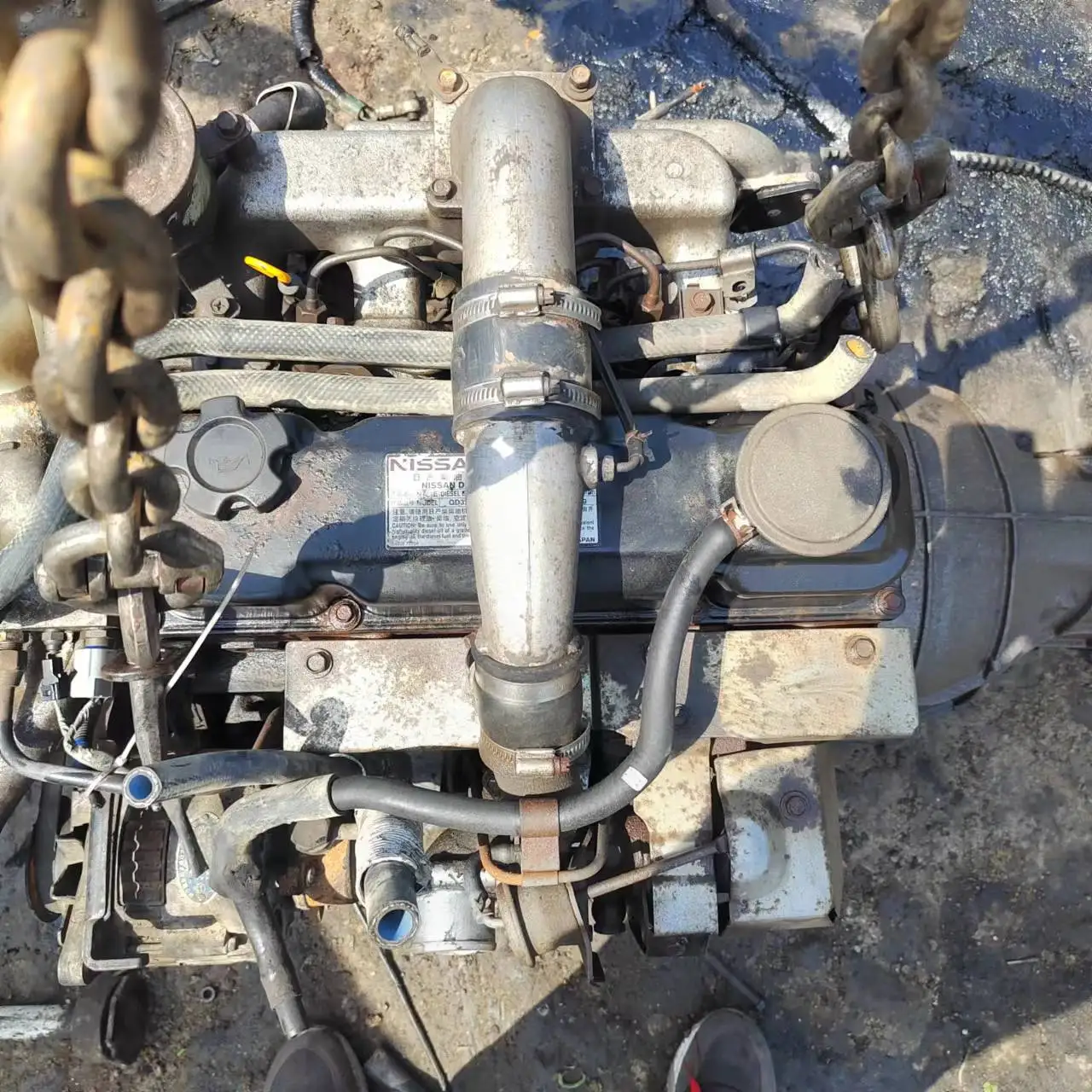 Second Hand Complete Nissan QD32 Turbo Diesel Engine