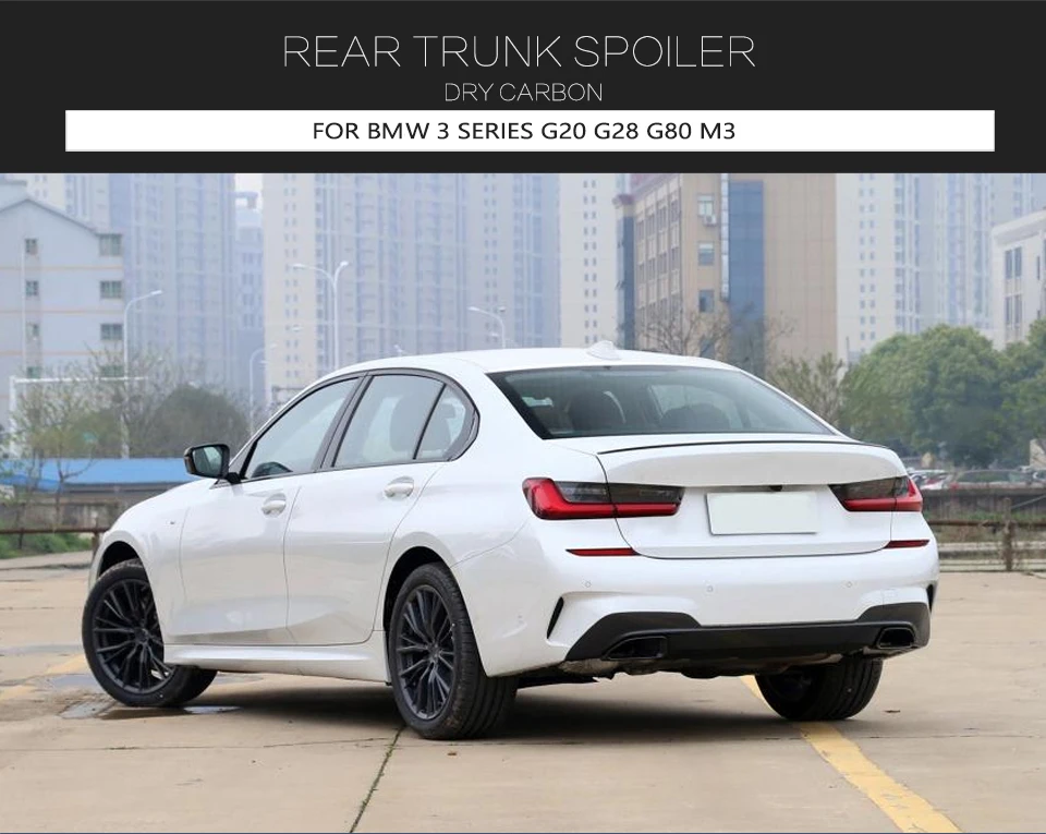 Carbon Fiber Trunk Spoiler Spoiler For Bmw G20 M340i 330i G80 M3 2019 ...