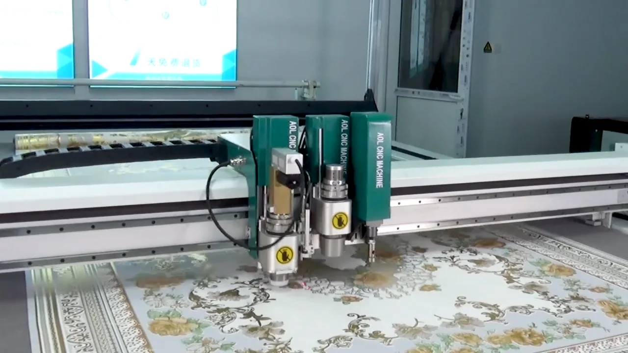 Cnc Automatic For Pvc Coil Mat Leather And Rubber Car Mats Carpets ...