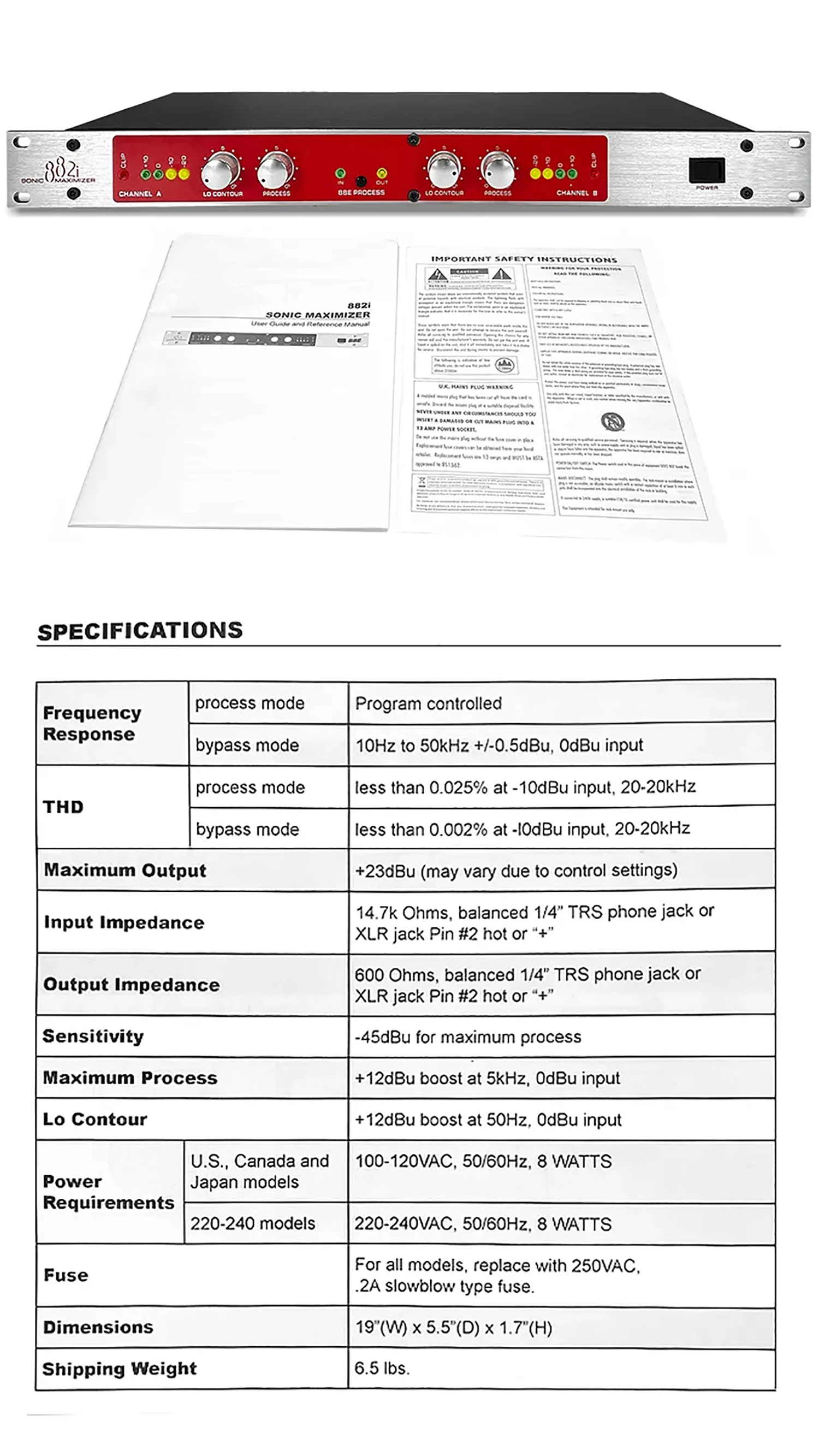 BBE 882i Exciter KTV Karaoke Processor & Audio Enhancer | Wholesale