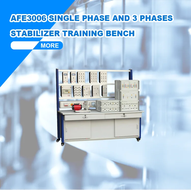 Single Phase And 3 Phases Stabilizer Training Bench Vocational ...