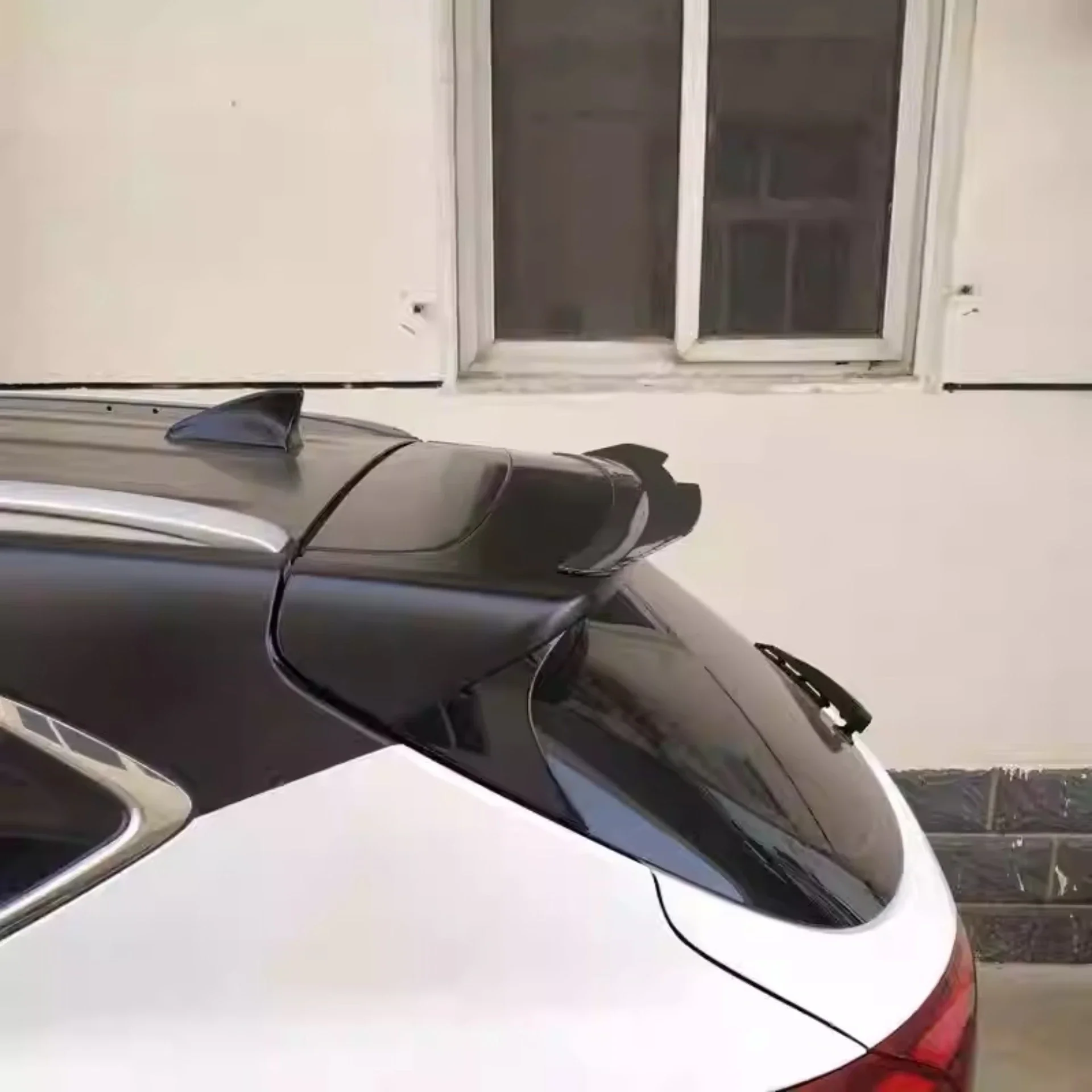 Body Kit Carbon Fiber Tail Wing For Haval Gloss Black Top Wing Shovel ...