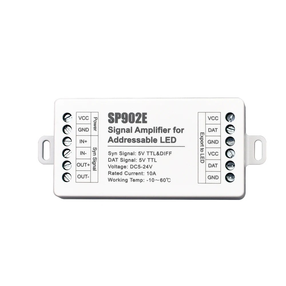 Ws2818 Controller Sp902e Led Pixel Signal Amplifier Booster Smart Led ...