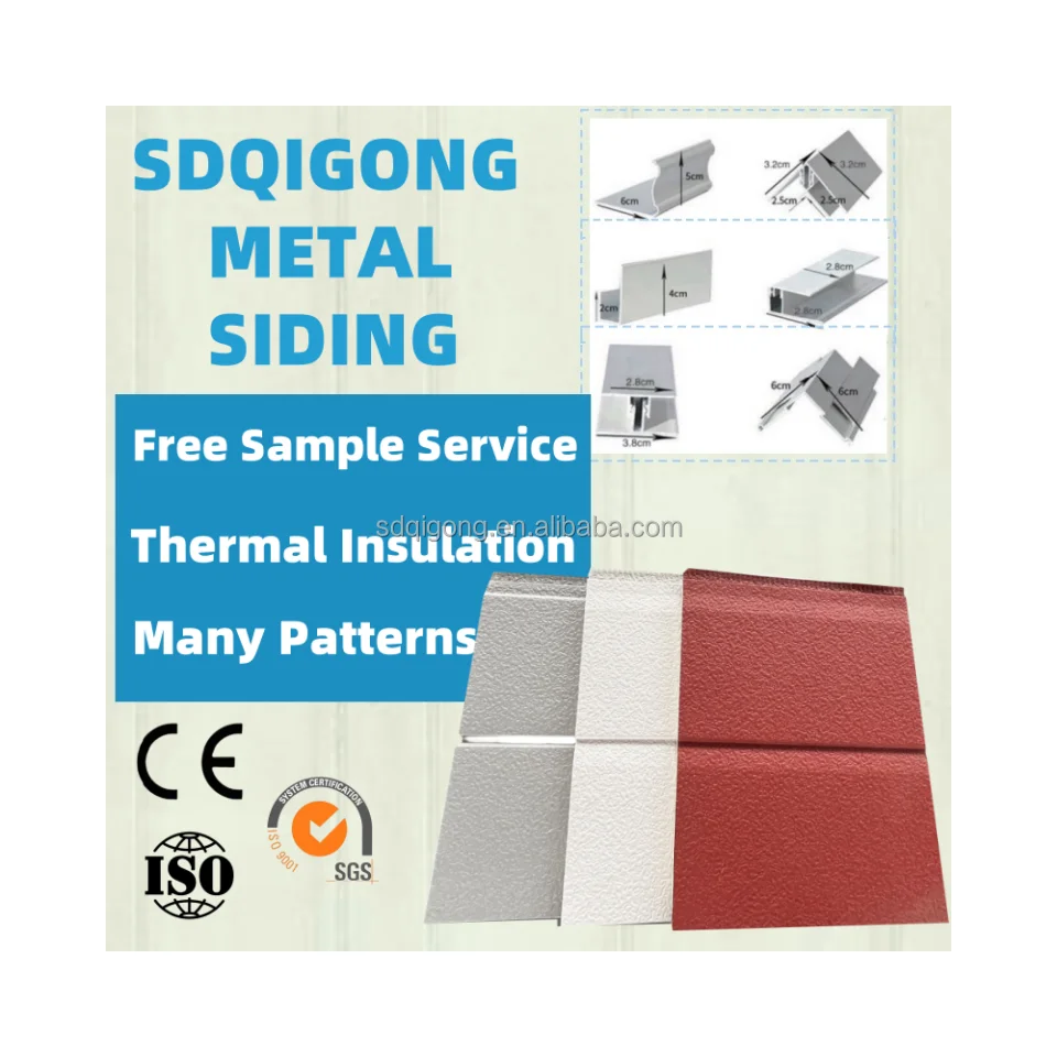 Brick Figure Metal Fireproof Sandwich Panels for Container Houses