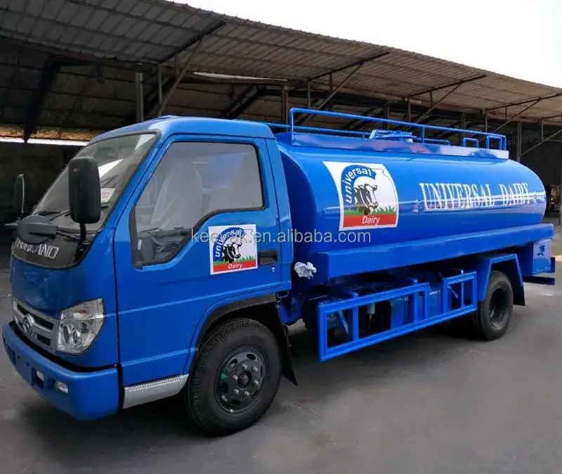 Dongfeng 4x2 Milk Tanker Truck 95hp Milk Van Truck 5cbm Euro III Diesel ...