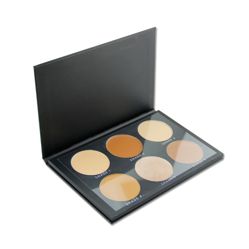 Coeovo 6 Colors Cream Contour Palette Contour And Highlighter Makeup ...
