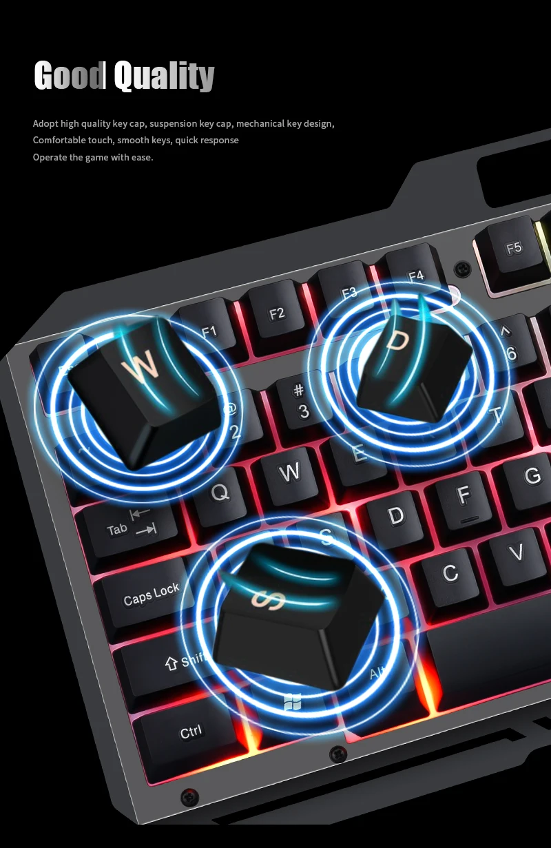 Wholesale LED Gaming Keyboard and Mouse Combo - YZL