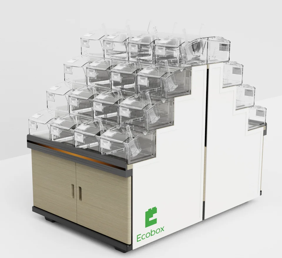 ECOBOX Display Stand - Enhance Supermarket Bulk Food Display