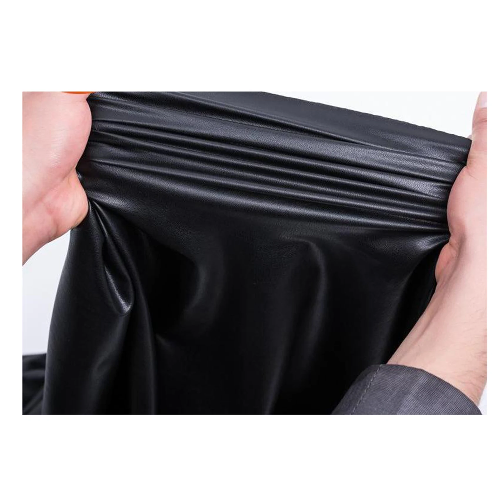 Super Soft PU 4 Way Stretch Leather Fabric for Clothing