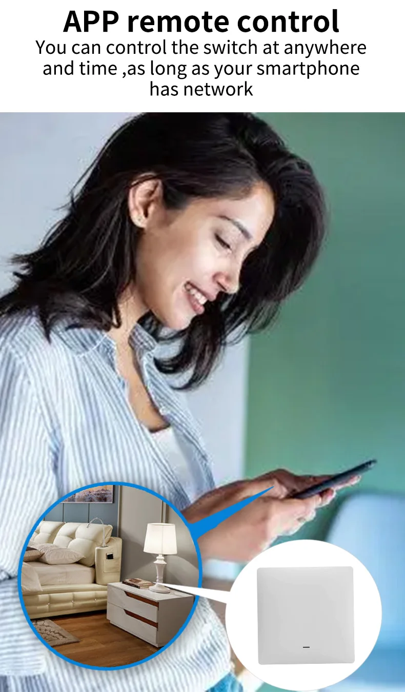 Honeyguard Hlc004 Tuya Wifi Smart Switch Wireless Push Button Switch ...