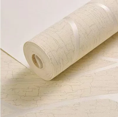 Modern Non-Woven PVC Wallpaper Living Room TV Background 3d Striped ...