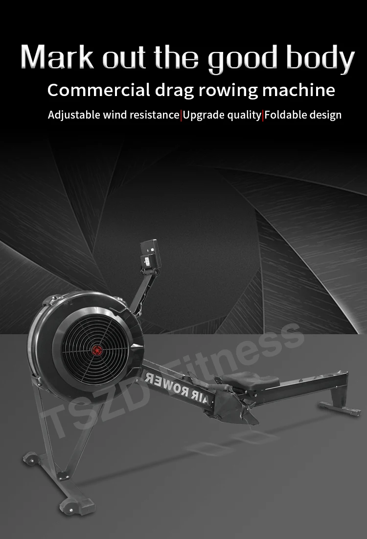 Indoor Seated Commercial Low T Bar Row Foldable Resistance Rower Rowing ...