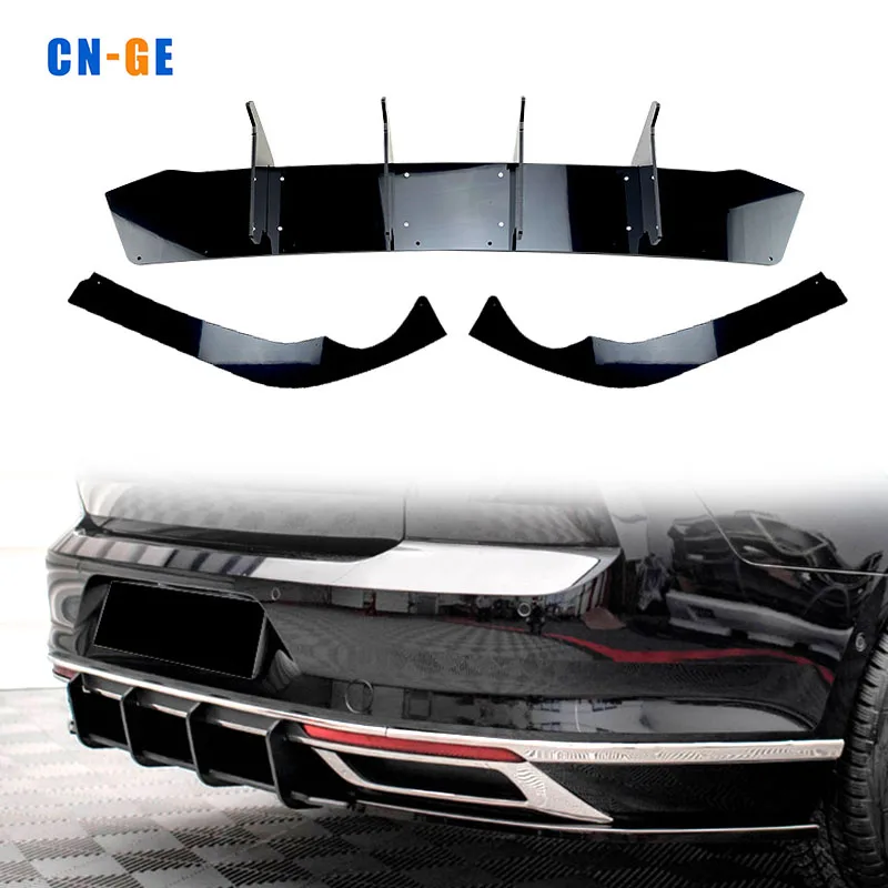 Blade Bumper Diffuser Rear Bumper Rear Lip For Vw Magotan Passat B8.5 ...